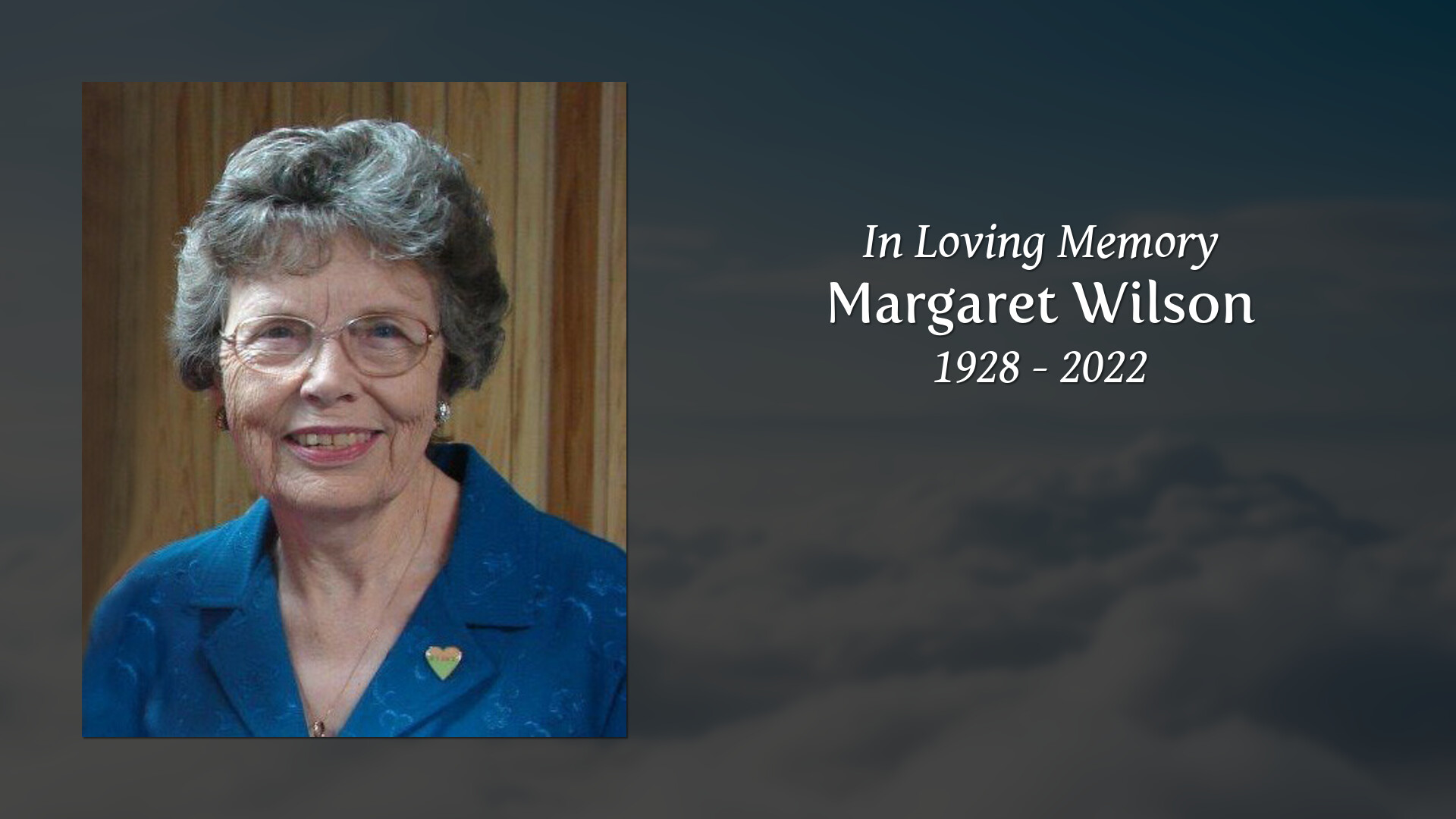 Margaret Wilson - Tribute Video