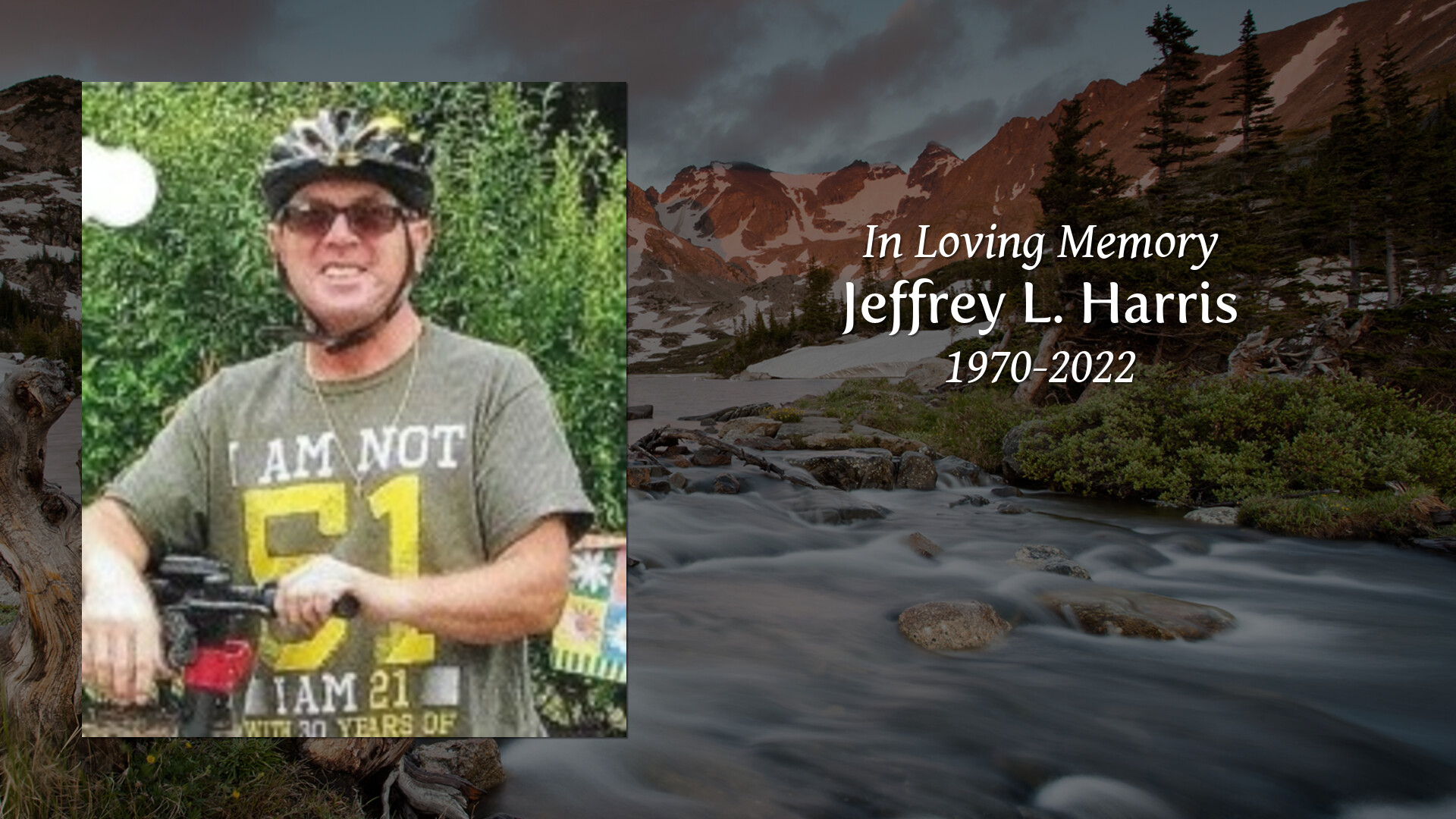 Jeffrey L. Harris - Tribute Video