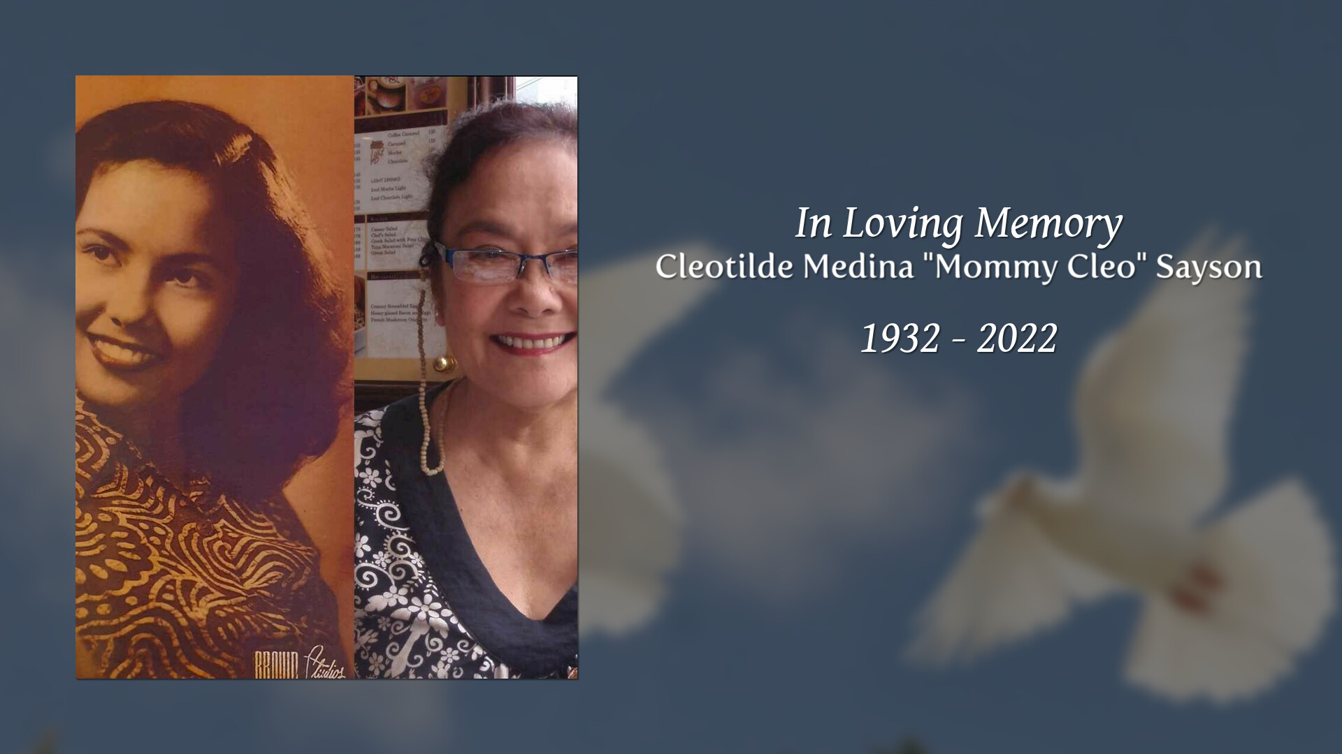 Cleotilde Medina "Mommy Cleo" Sayson - Tribute Video
