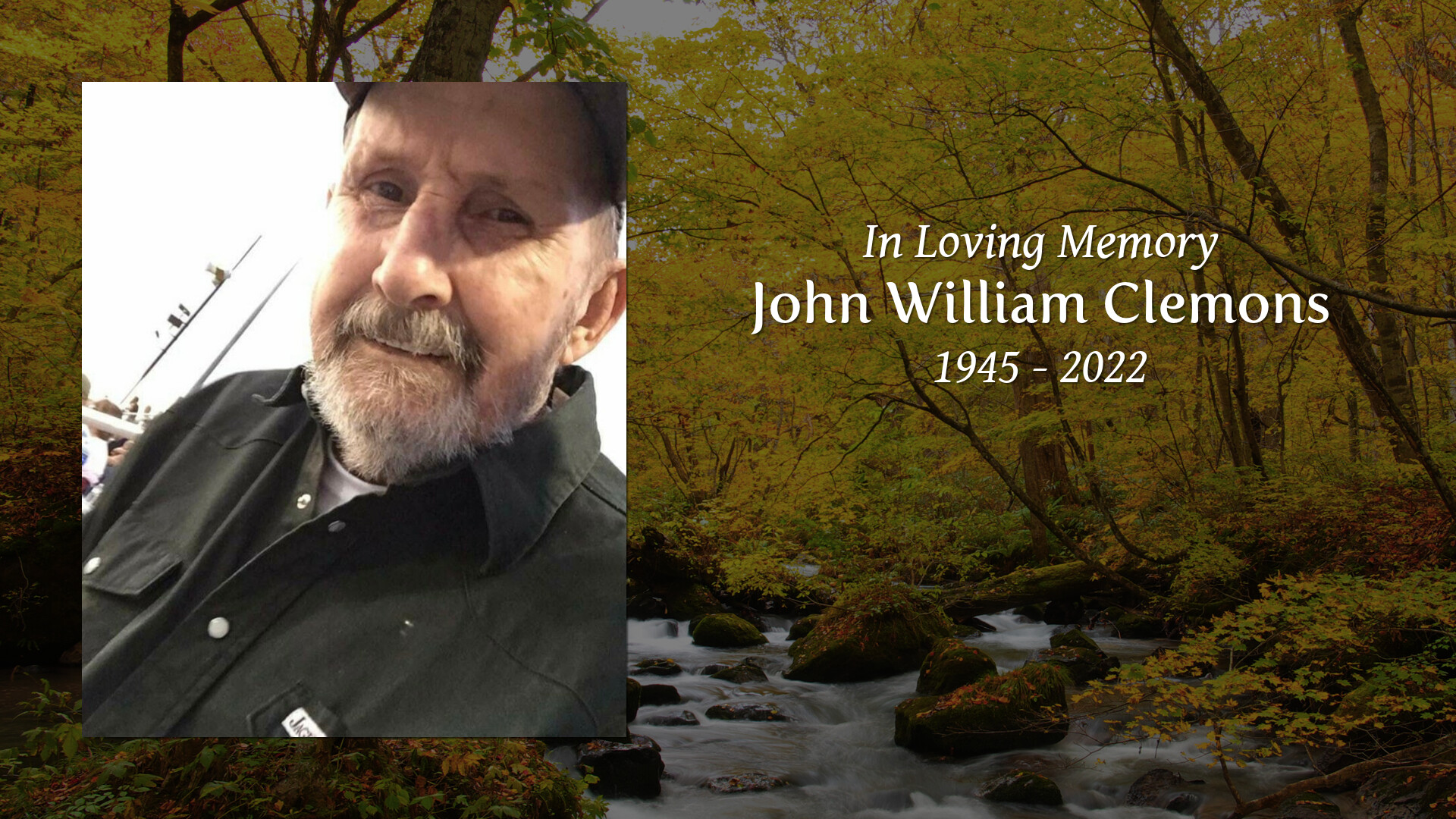 John William Clemons - Tribute Video