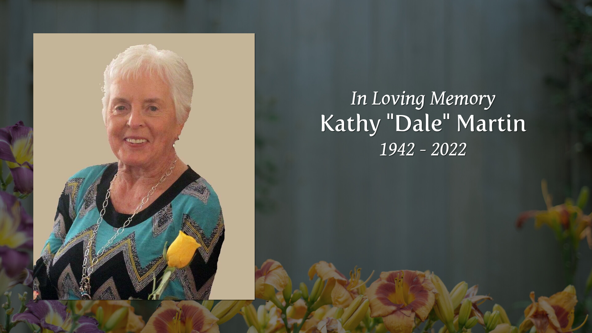Kathy "Dale" Martin - Tribute Video
