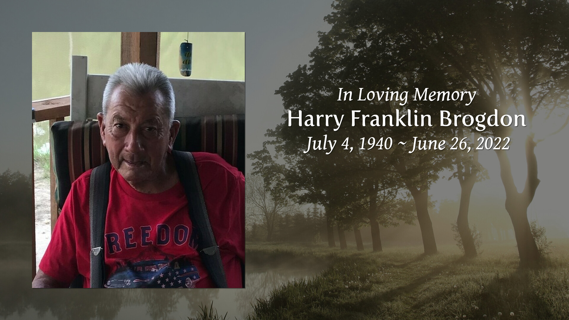 Harry Franklin Brogdon - Tribute Video