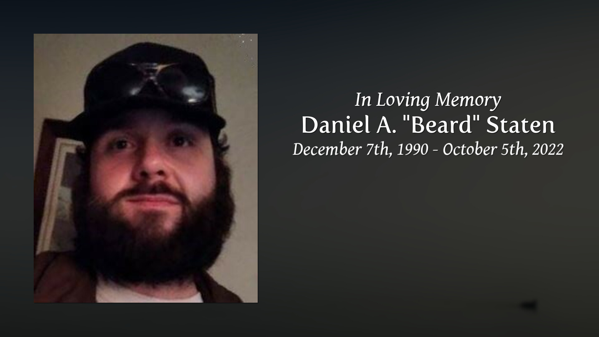 Daniel A. "Beard" Staten - Tribute Video