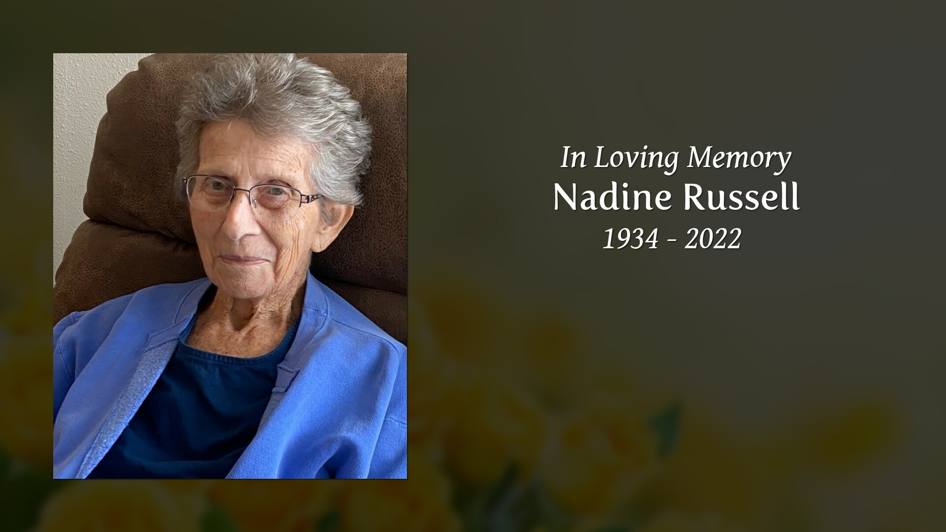 Nadine Russell - Tribute Video