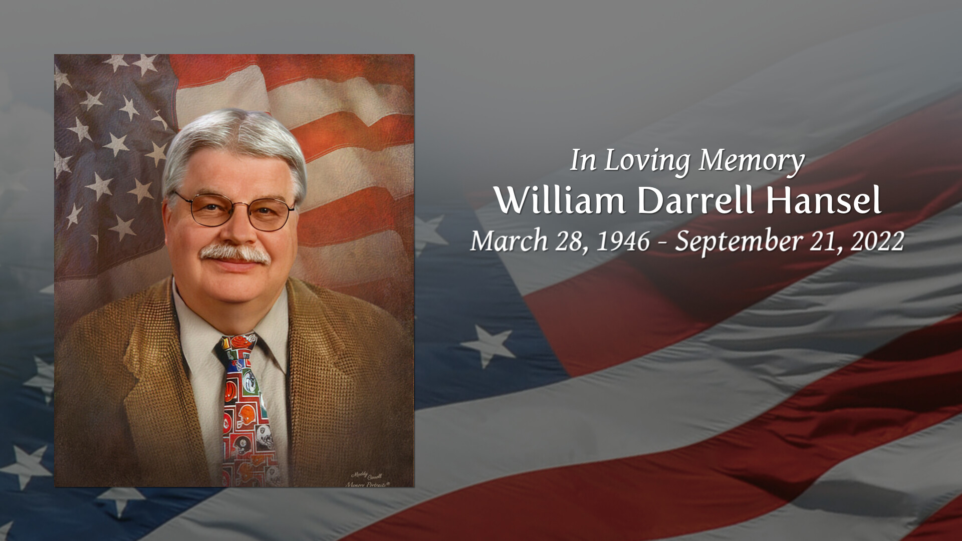 William Darrell Hansel - Tribute Video