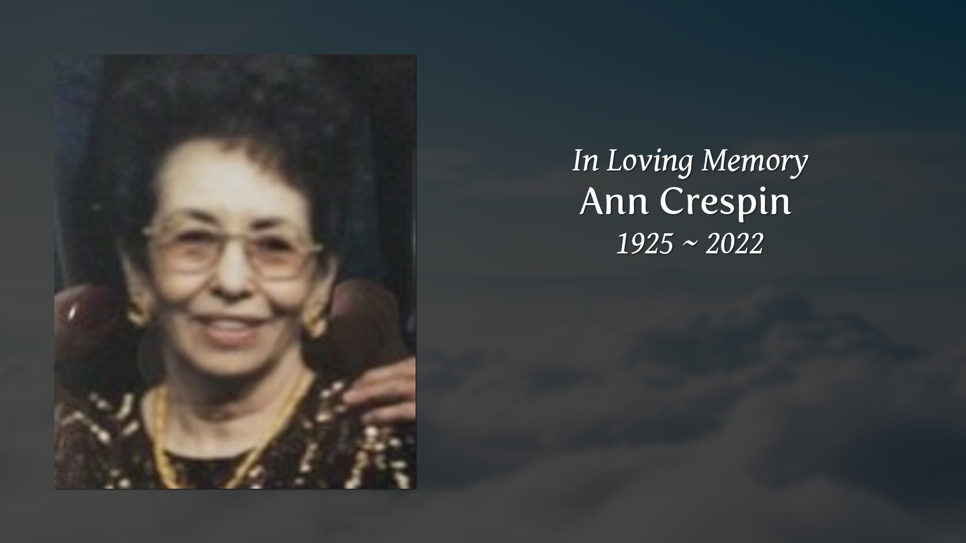 Ann Crespin - Tribute Video