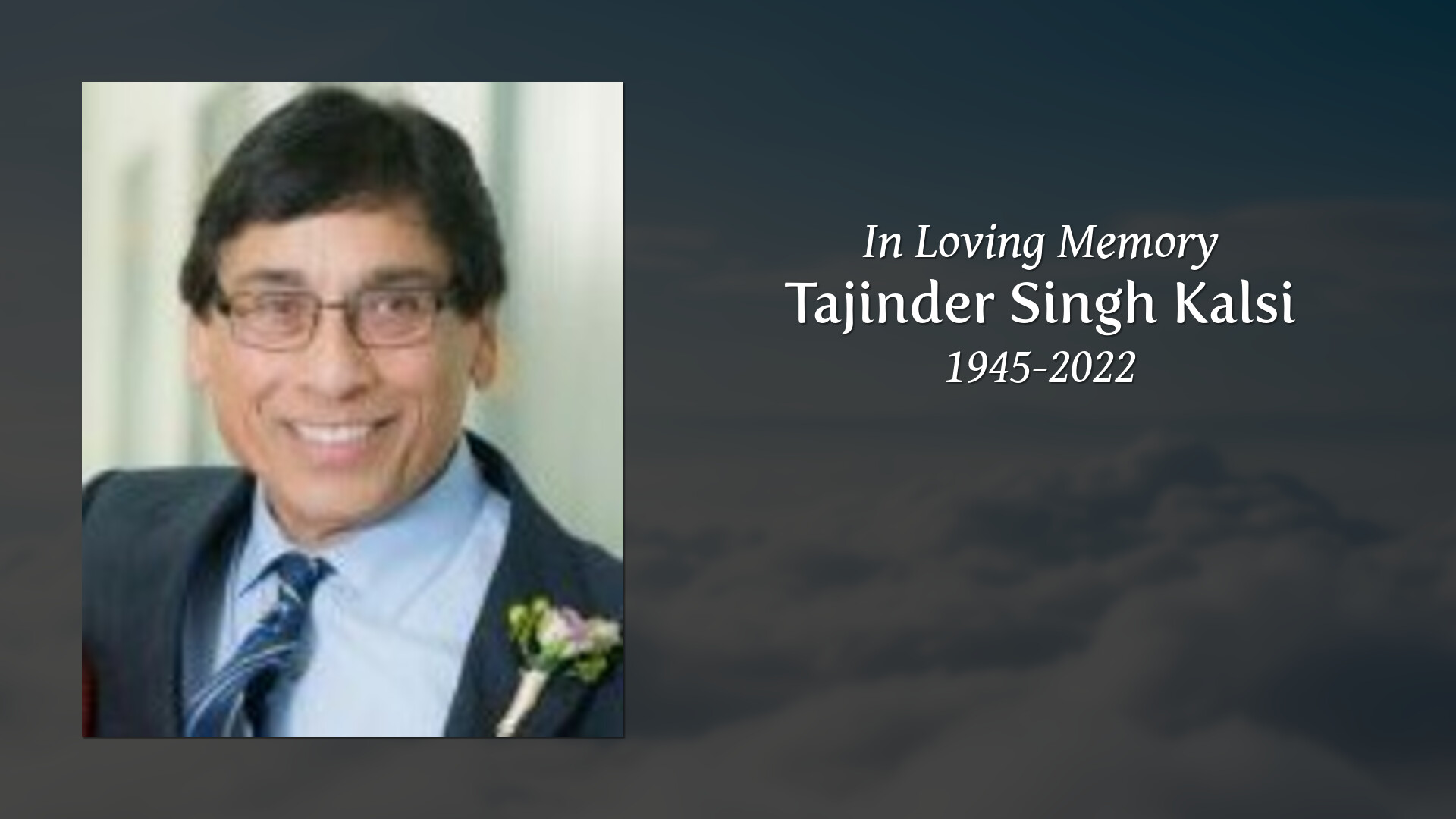 Tajinder Singh Kalsi - Tribute Video