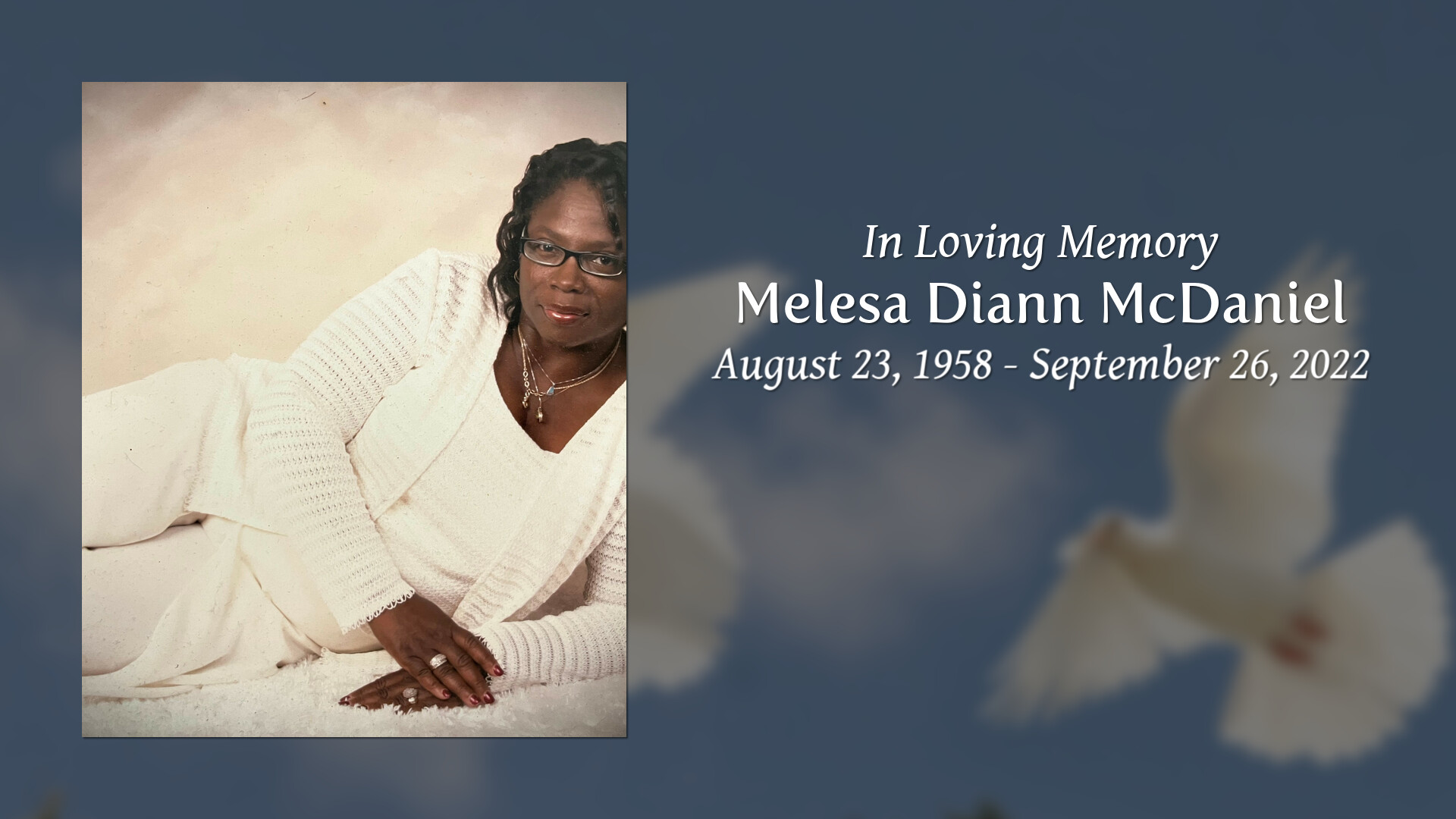 Melesa Diann McDaniel - Tribute Video