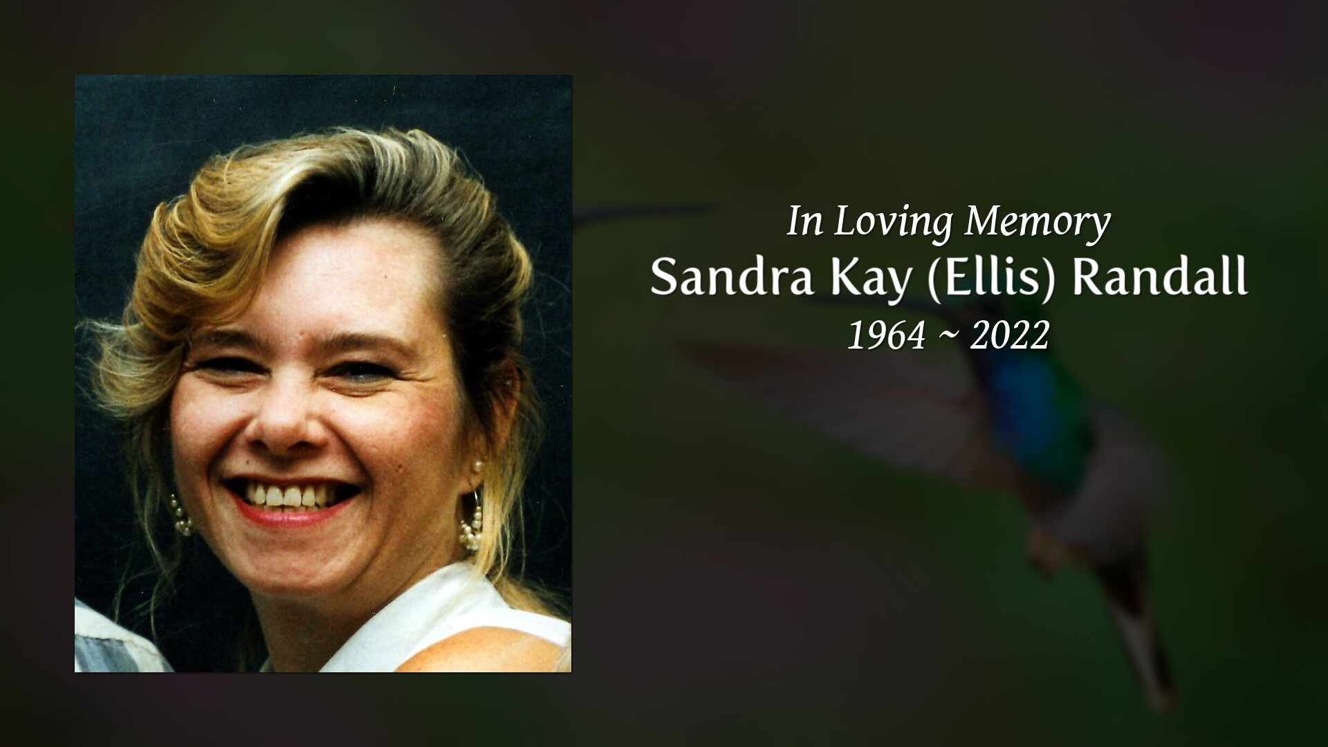 Sandra Kay (Ellis) Randall - Tribute Video
