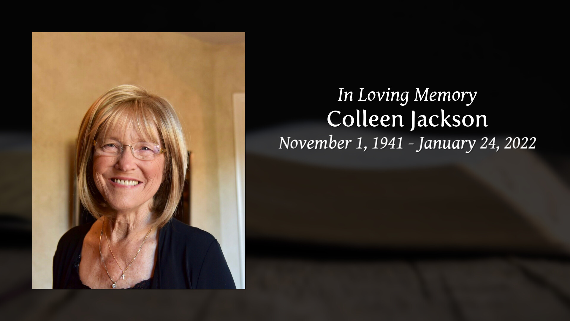 Colleen Jackson - Tribute Video