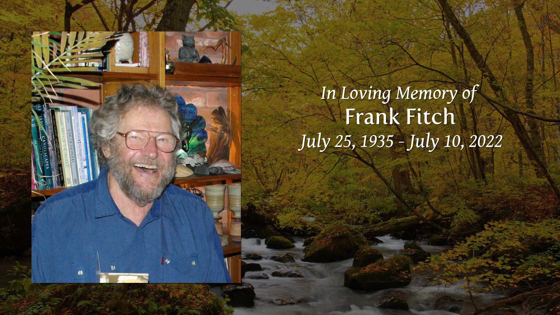 Frank Fitch - Tribute Video