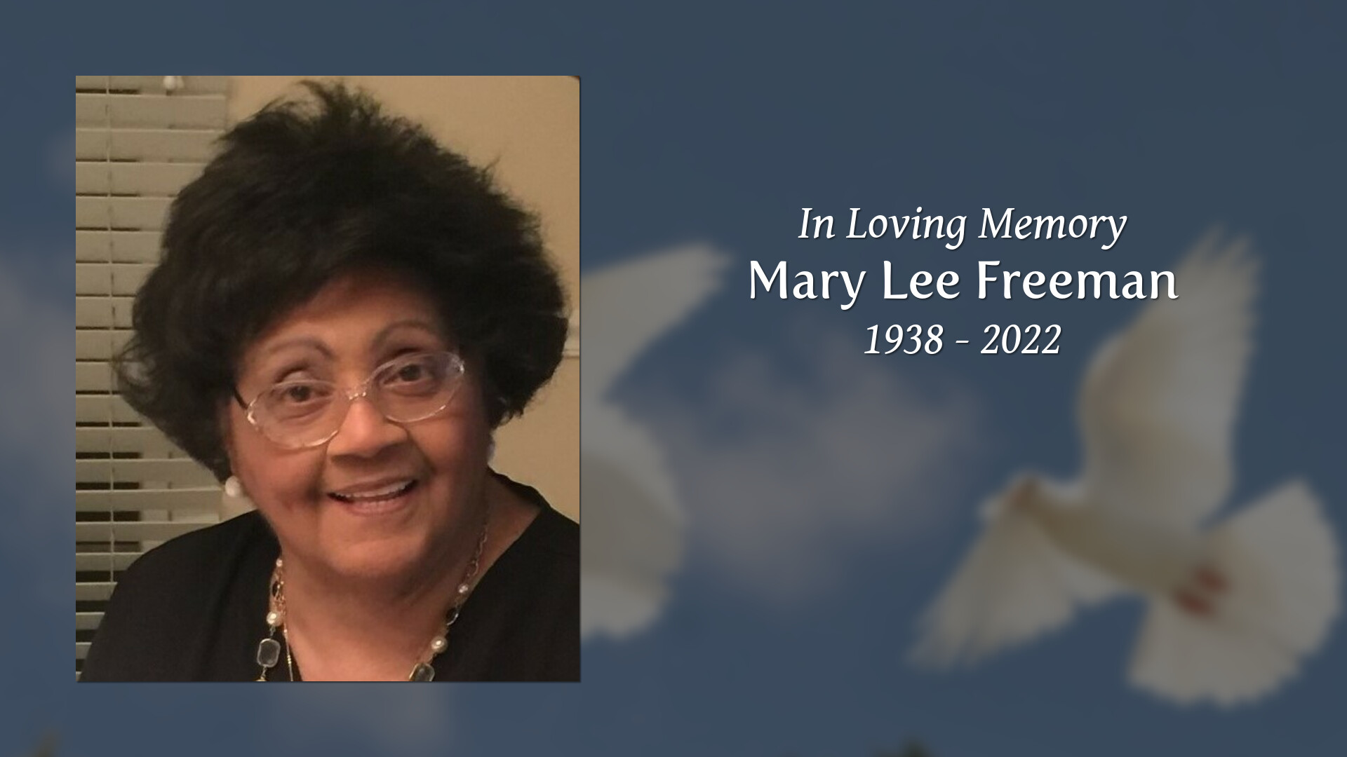 Mary Lee Freeman - Tribute Video
