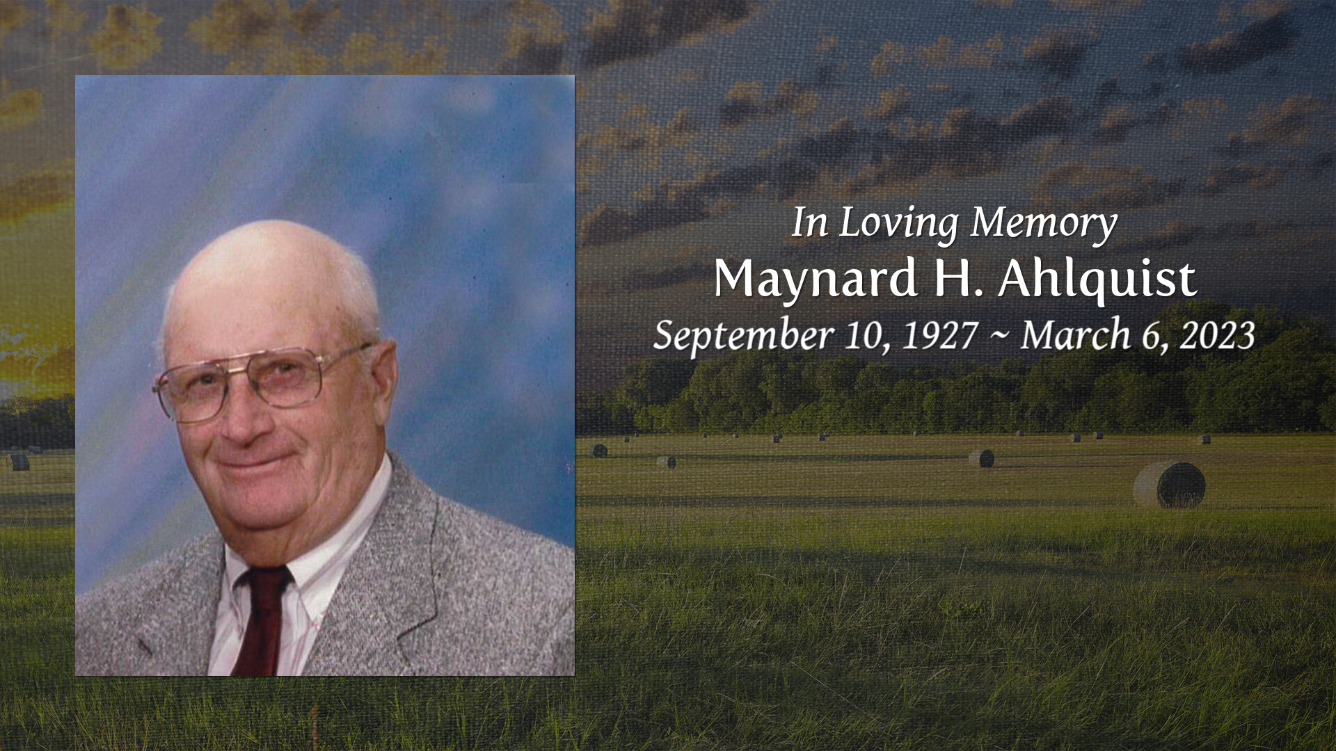 Maynard H. Ahlquist - Tribute Video