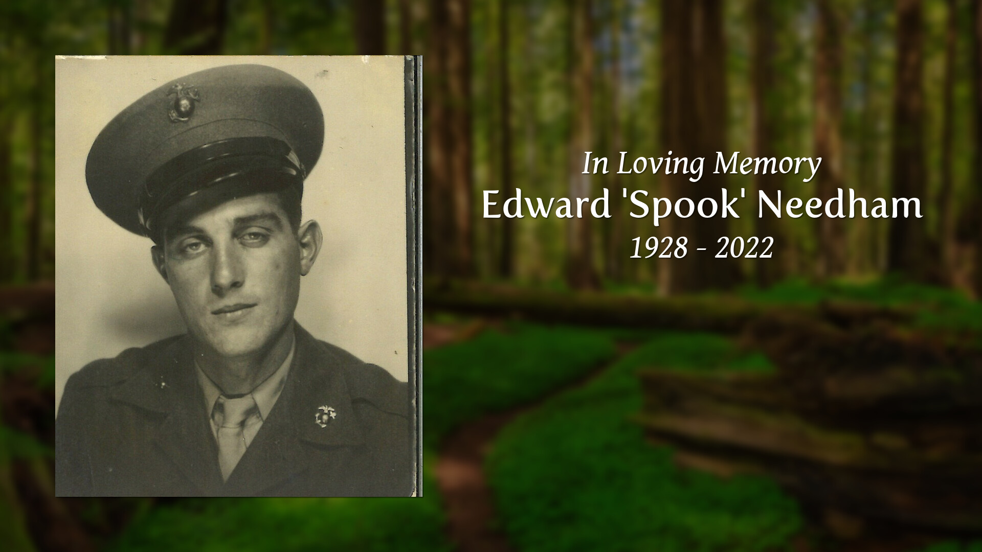 Edward 'Spook' Needham - Tribute Video