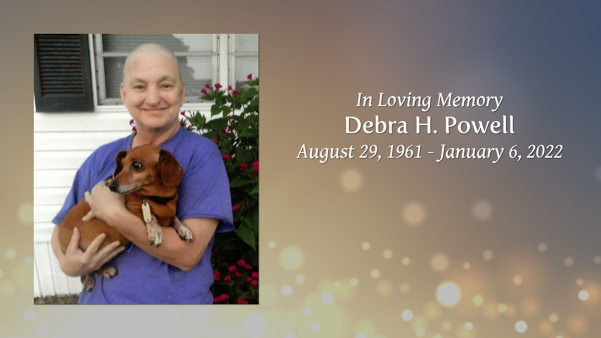 Debra H. Powell - Tribute Video