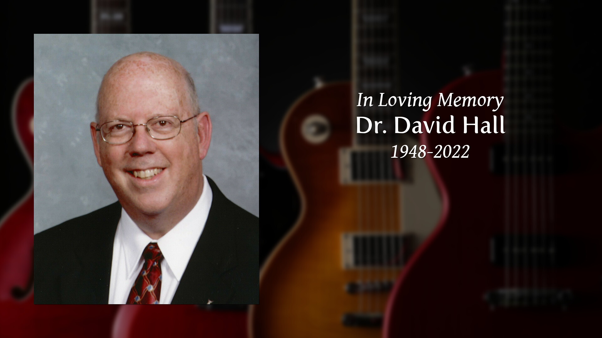 Dr. David Hall - Tribute Video
