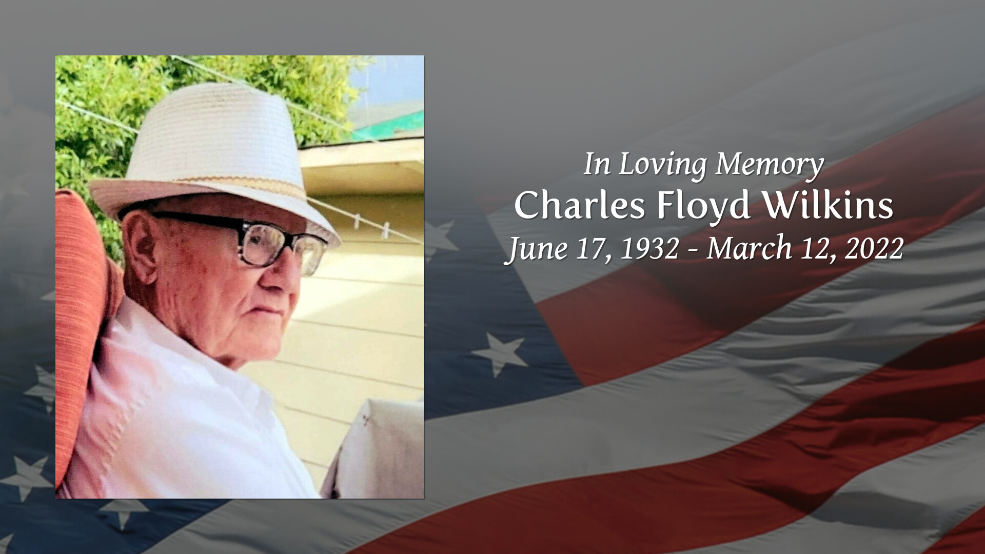 Charles Floyd Wilkins - Tribute Video