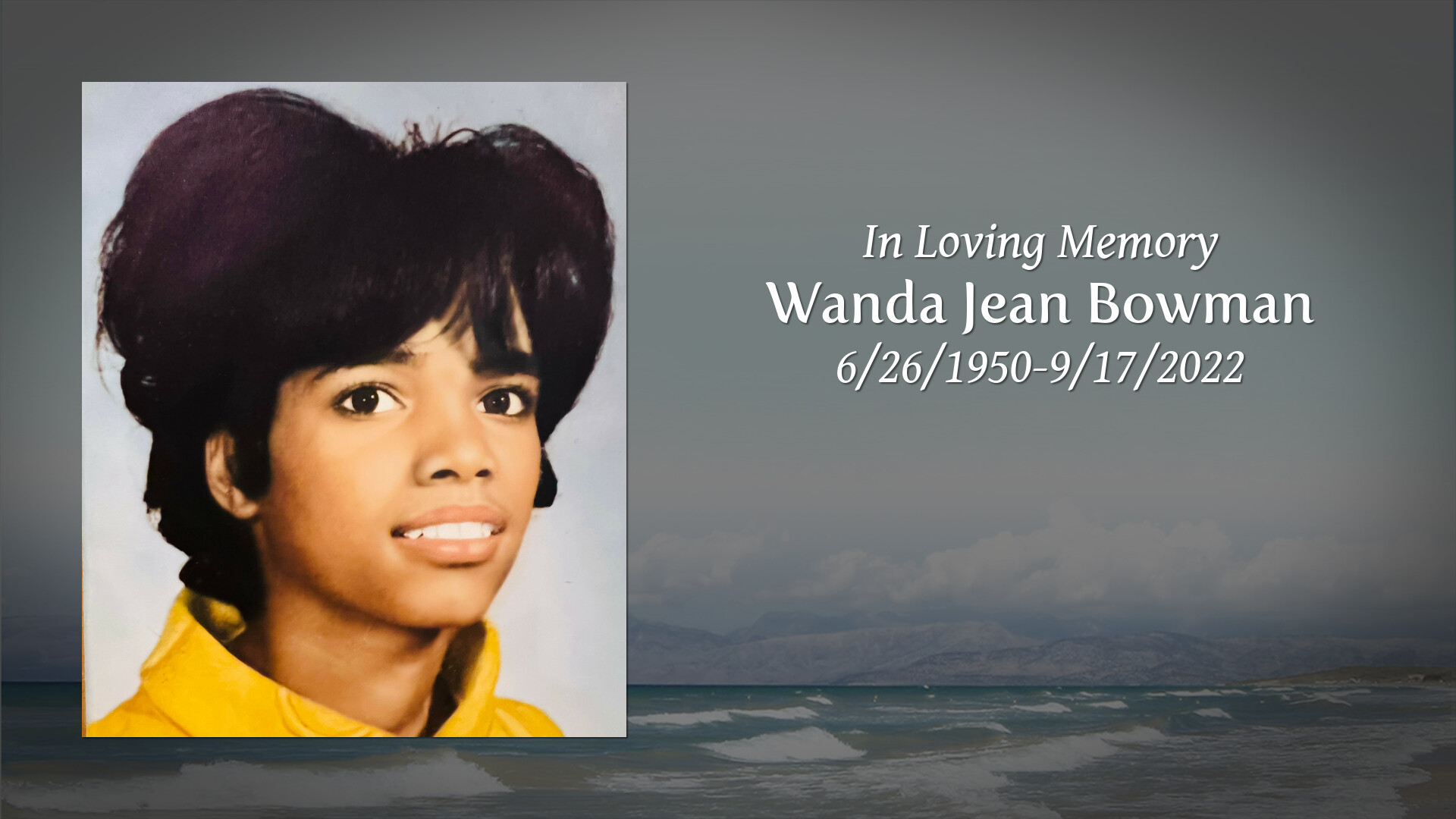 Wanda Jean Bowman - Tribute Video