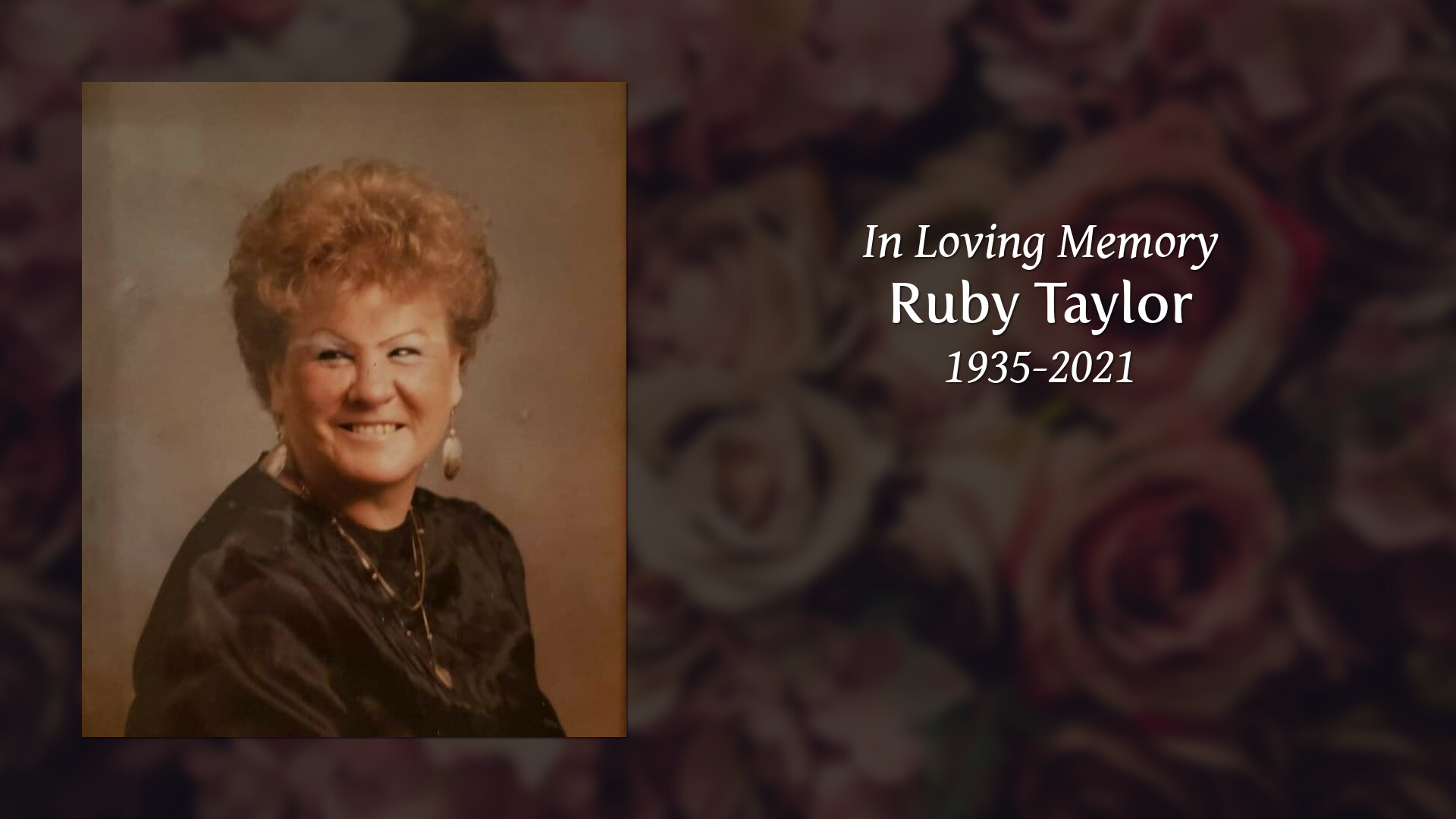 Ruby Taylor - Tribute Video