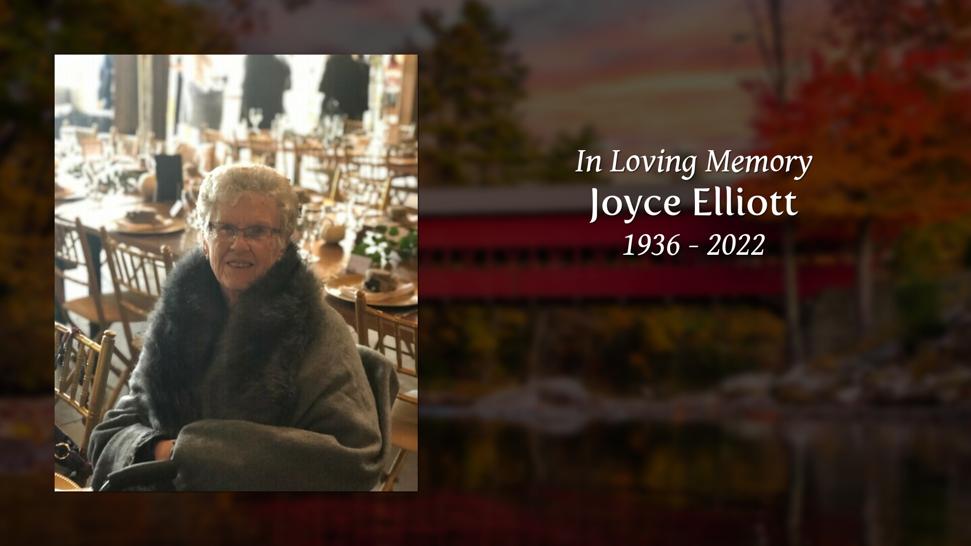 Joyce Elliott - Tribute Video