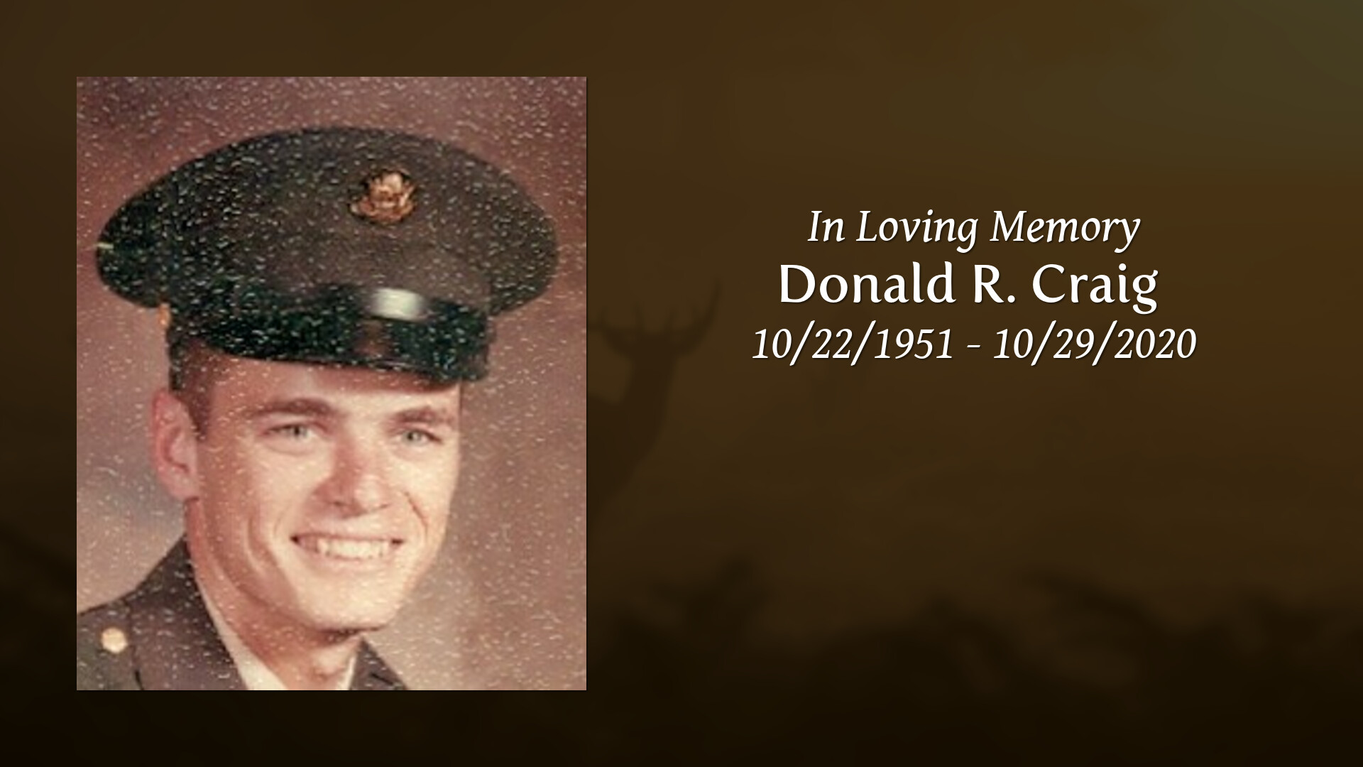 Donald R. Craig - Tribute Video