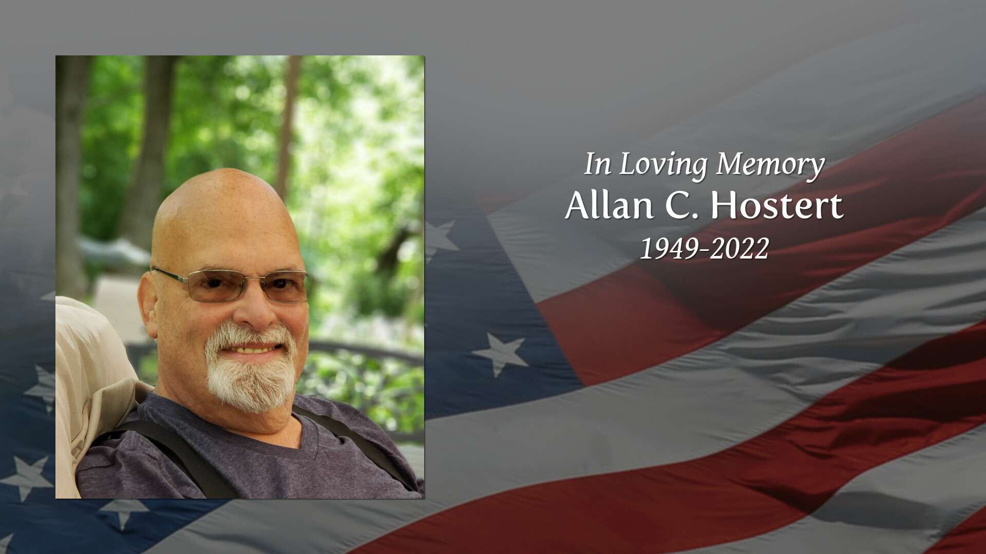 Allan C. Hostert - Tribute Video