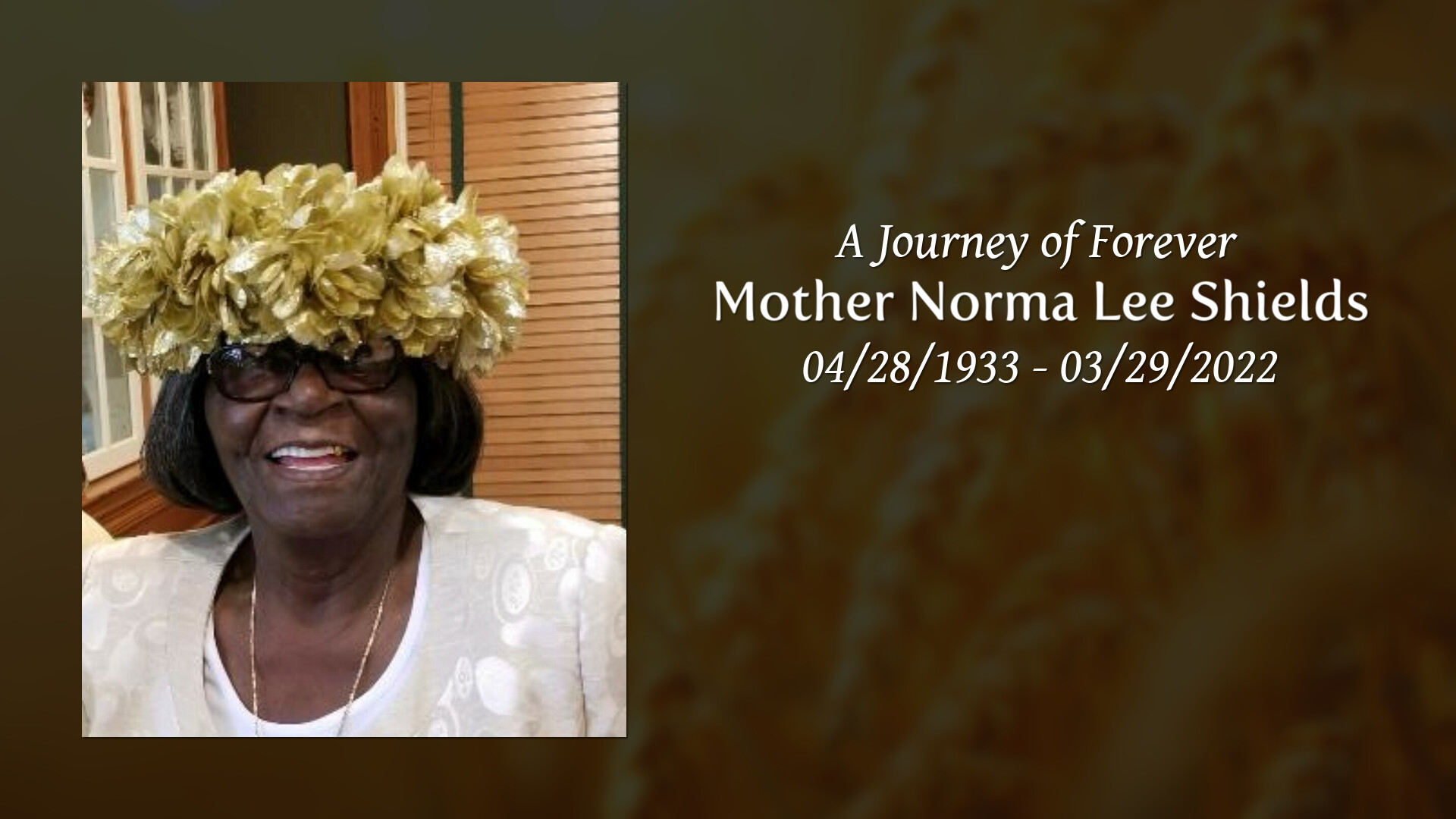 Mother Norma Lee Shields - Tribute Video