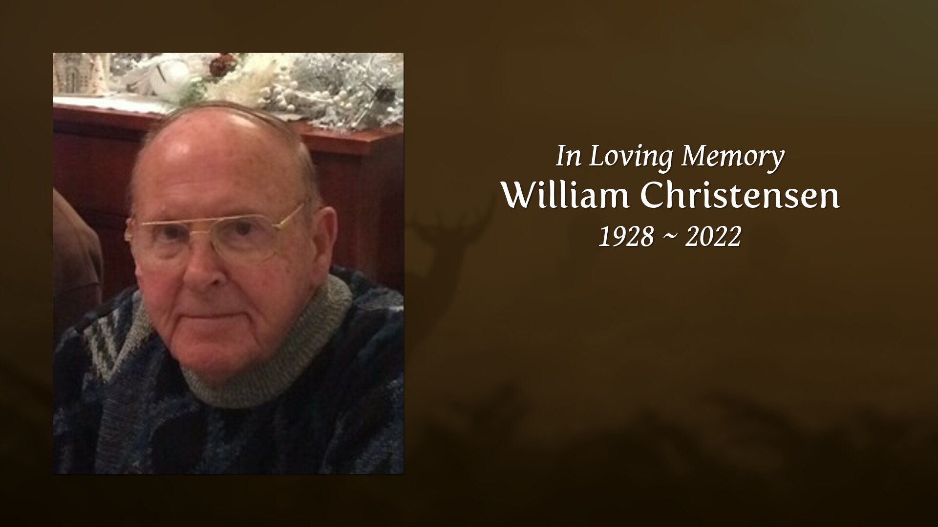 William Christensen - Tribute Video