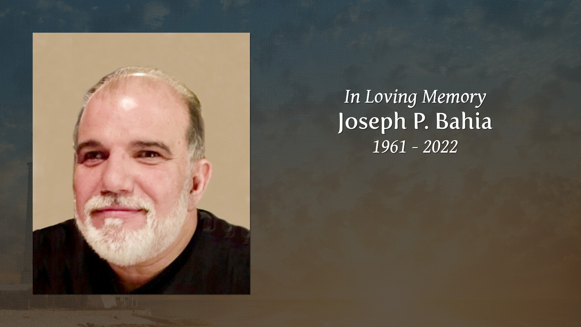 Joseph P. Bahia - Tribute Video