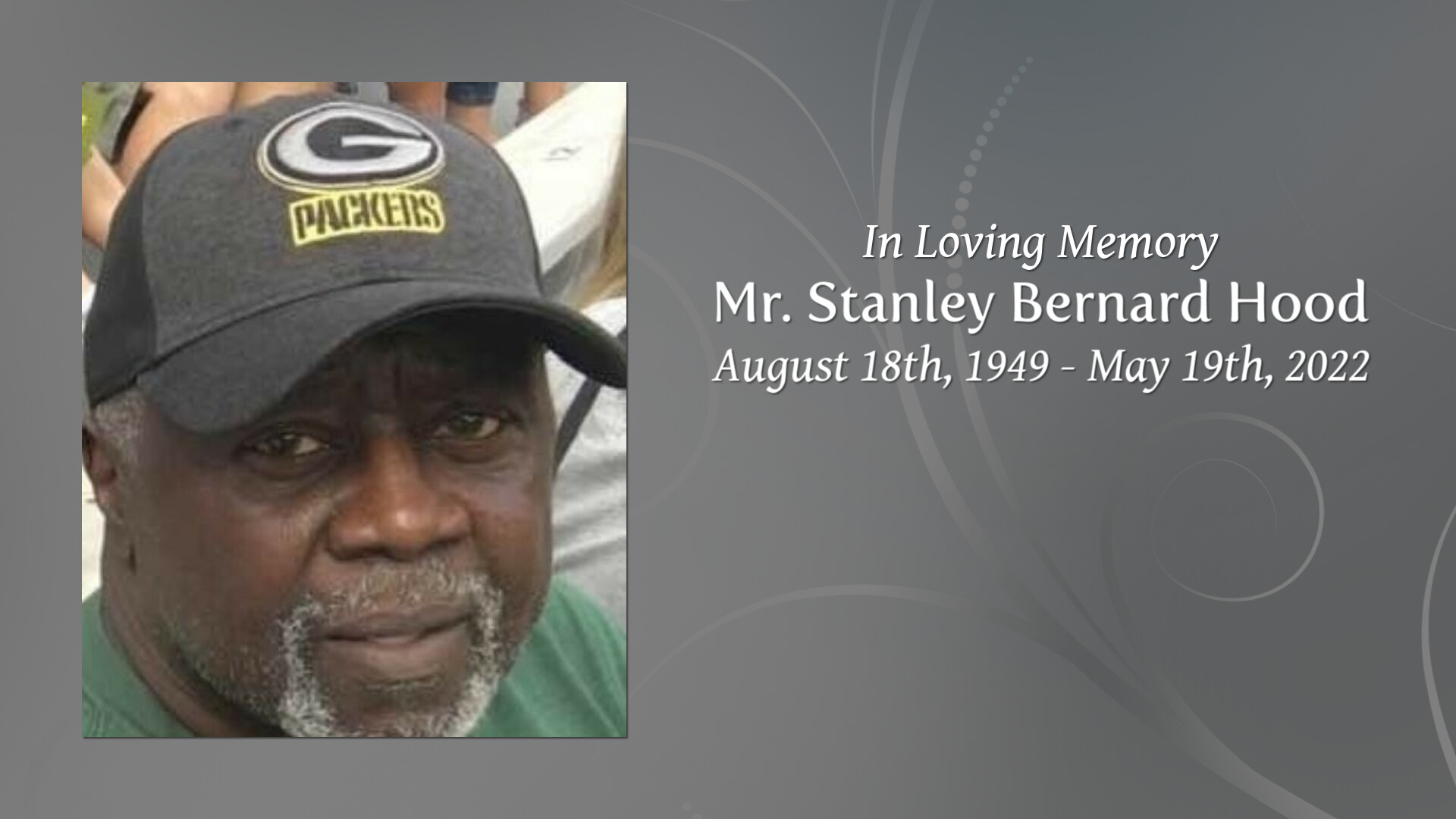 Mr. Stanley Bernard Hood - Tribute Video
