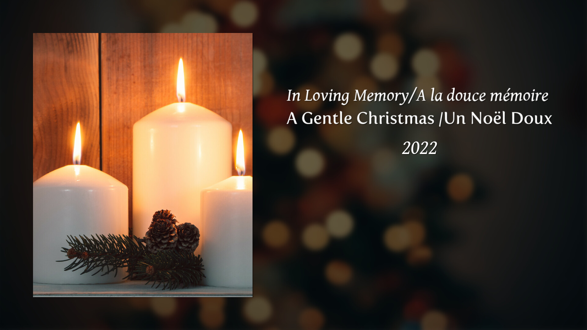 A Gentle Christmas /Un Noël Doux - Tribute Video