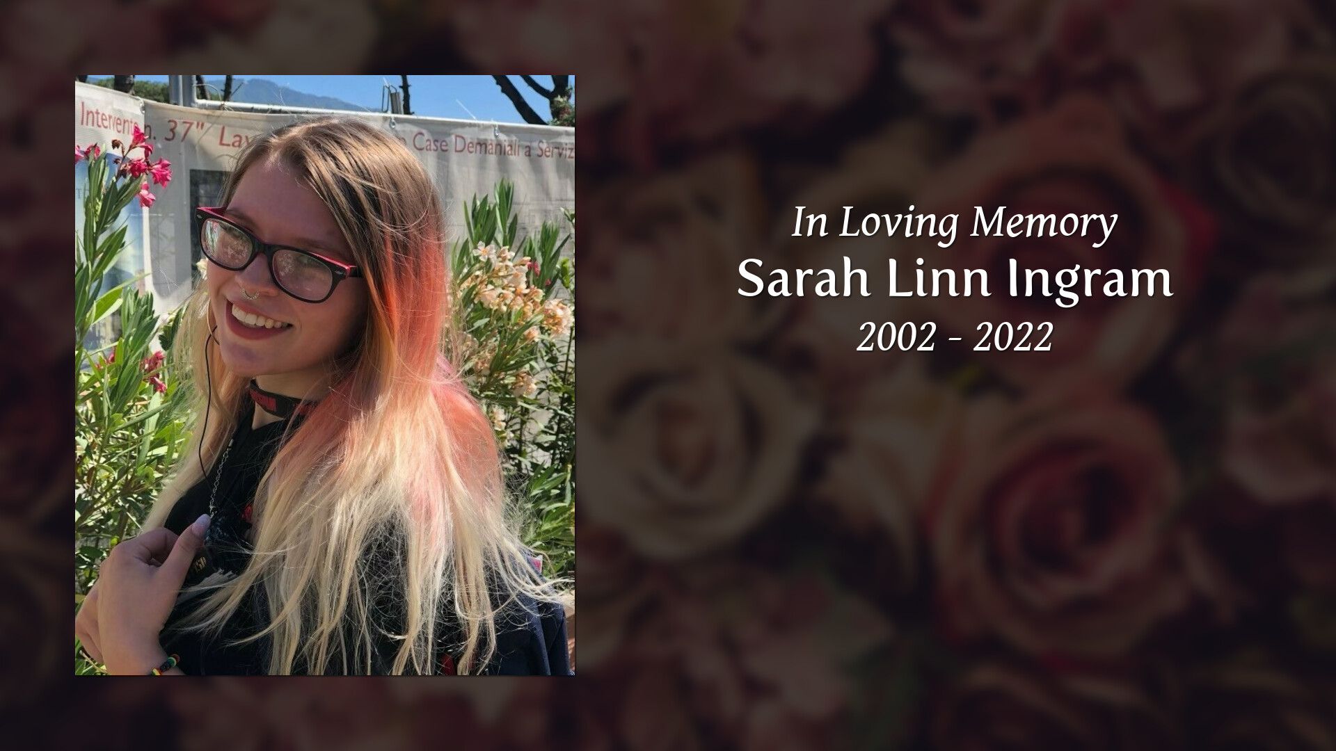 Sarah Linn Ingram - Tribute Video