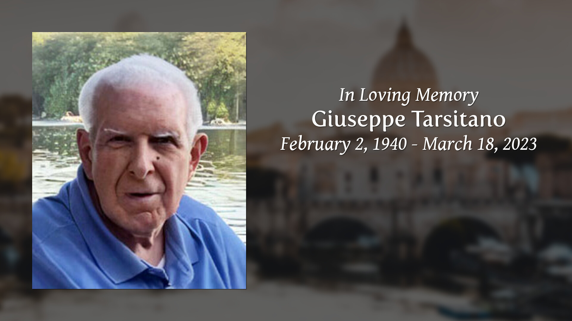Giuseppe Tarsitano - Tribute Video