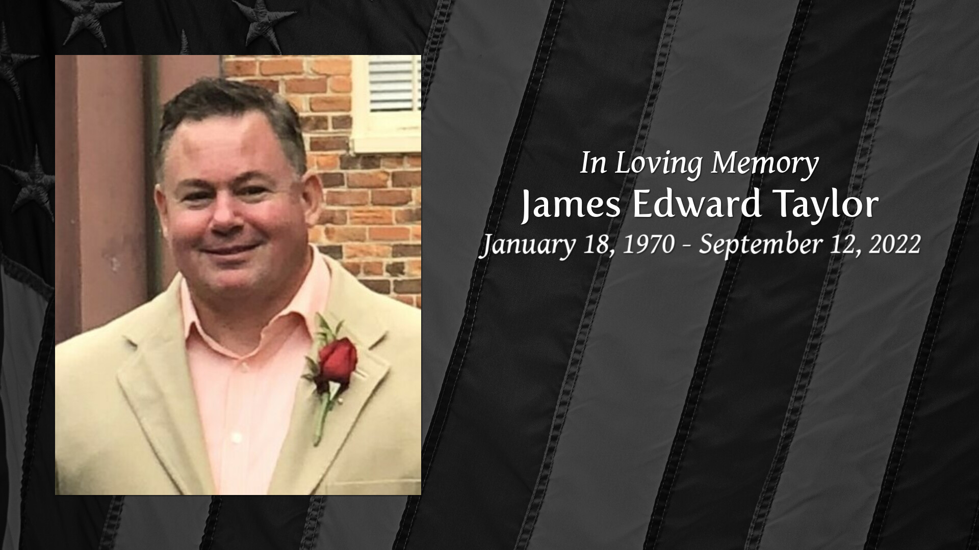 James Edward Taylor - Tribute Video
