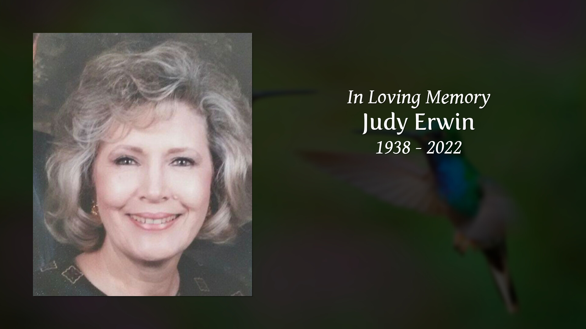 Judy Erwin - Tribute Video