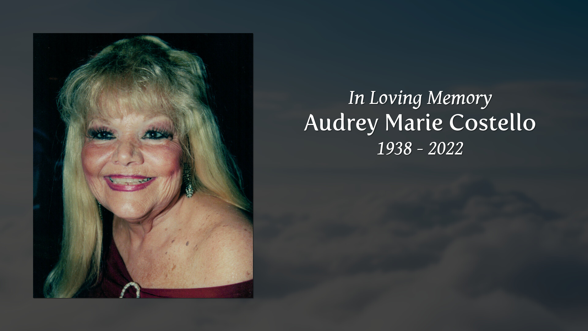 Audrey Marie Costello - Tribute Video