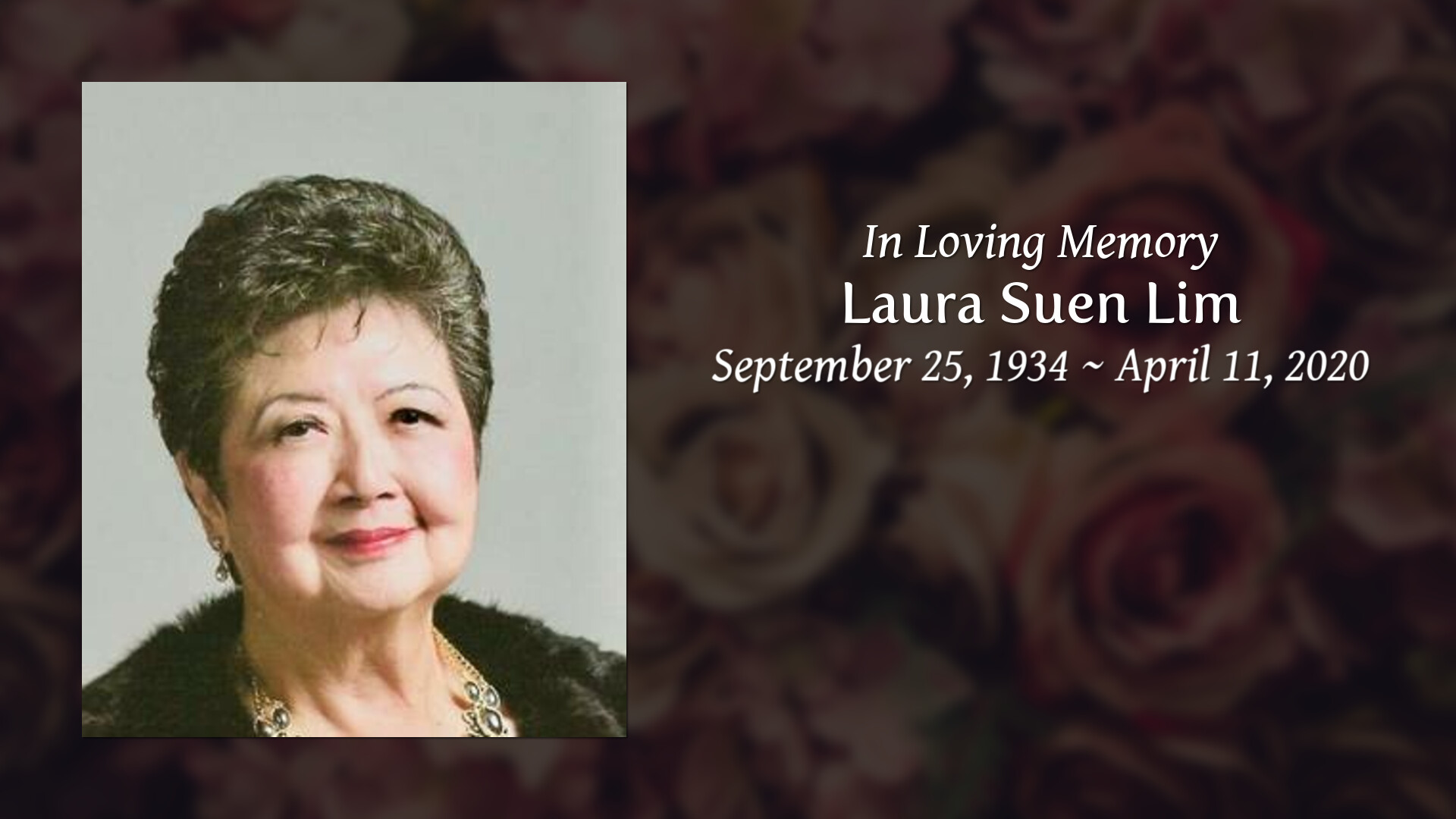 Laura Suen Lim - Tribute Video