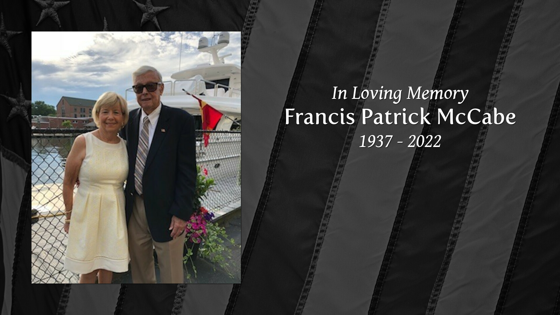 Francis Patrick McCabe - Tribute Video