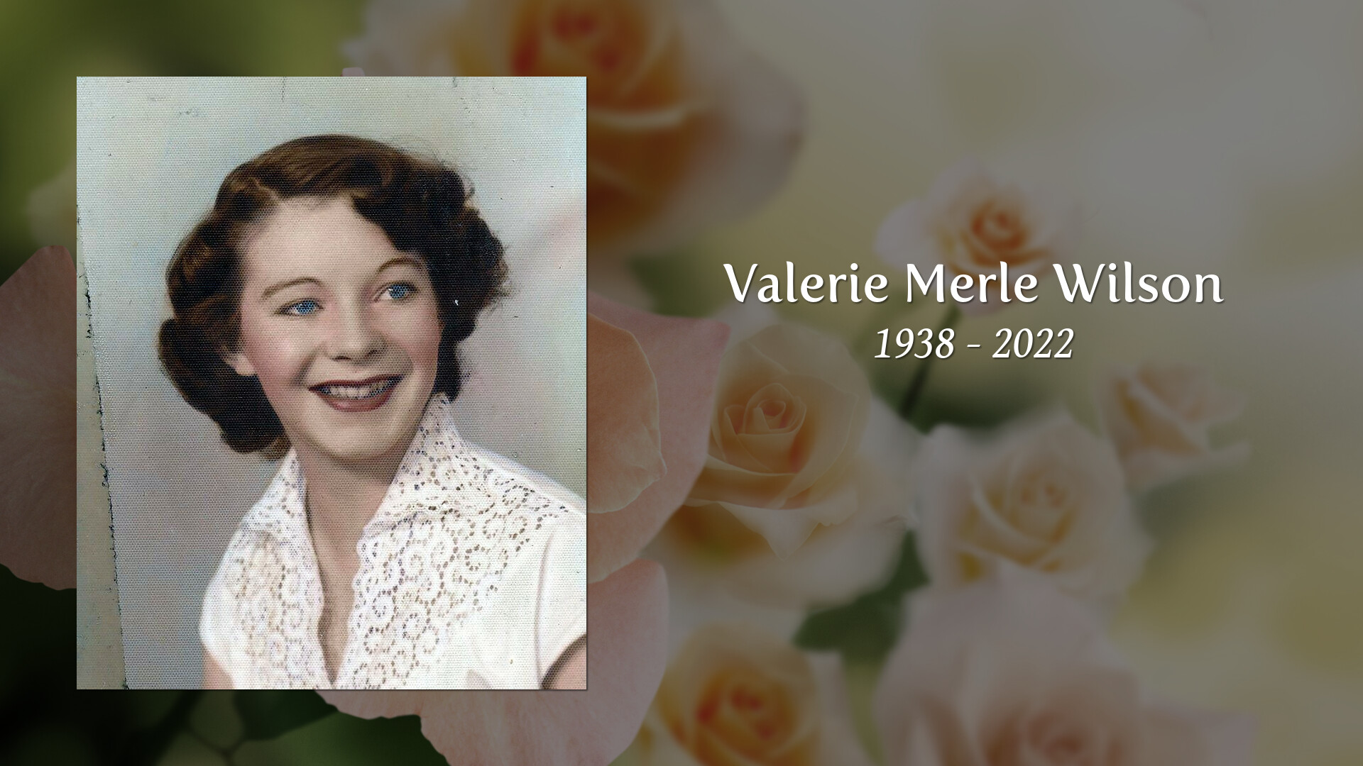 Valerie Merle Wilson - Tribute Video