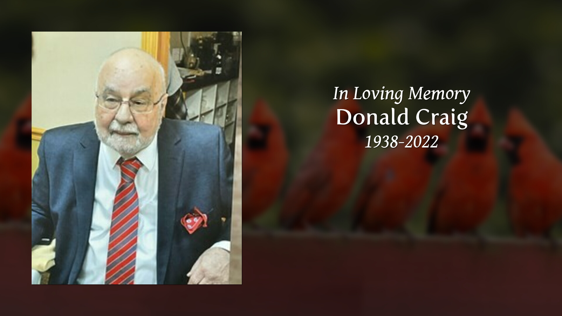 Donald Craig - Tribute Video