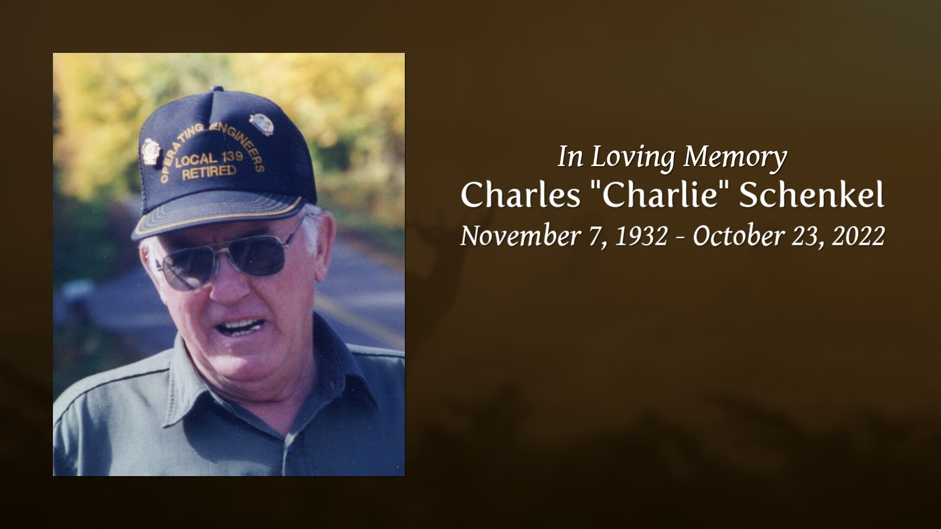 Charles "Charlie" Schenkel - Tribute Video