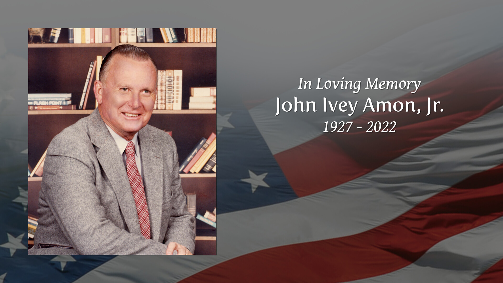 John Ivey Amon, Jr. - Tribute Video
