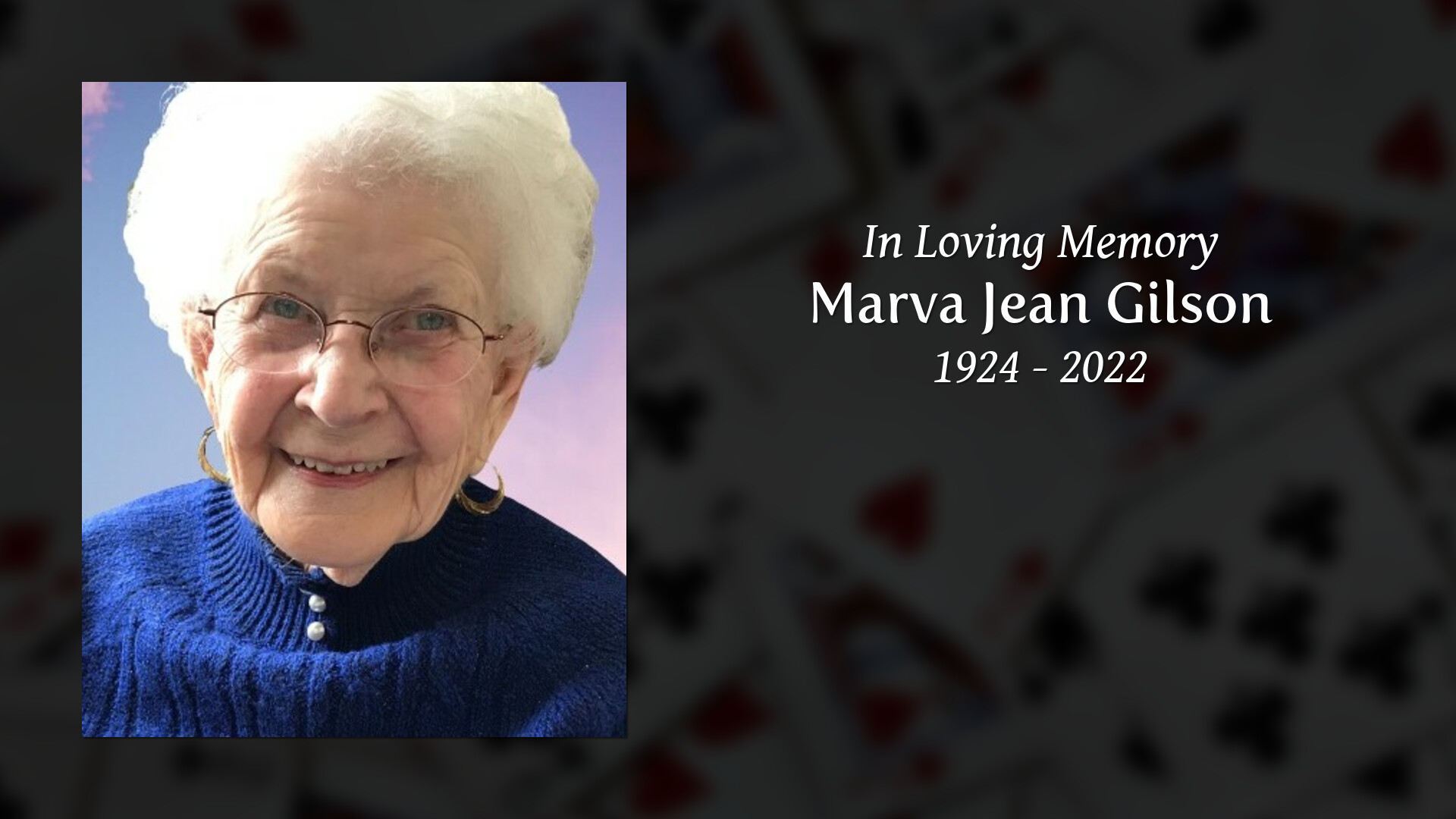 Marva Jean Gilson - Tribute Video