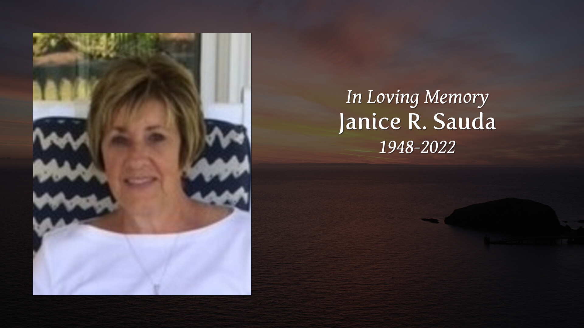 Janice R. Sauda - Tribute Video