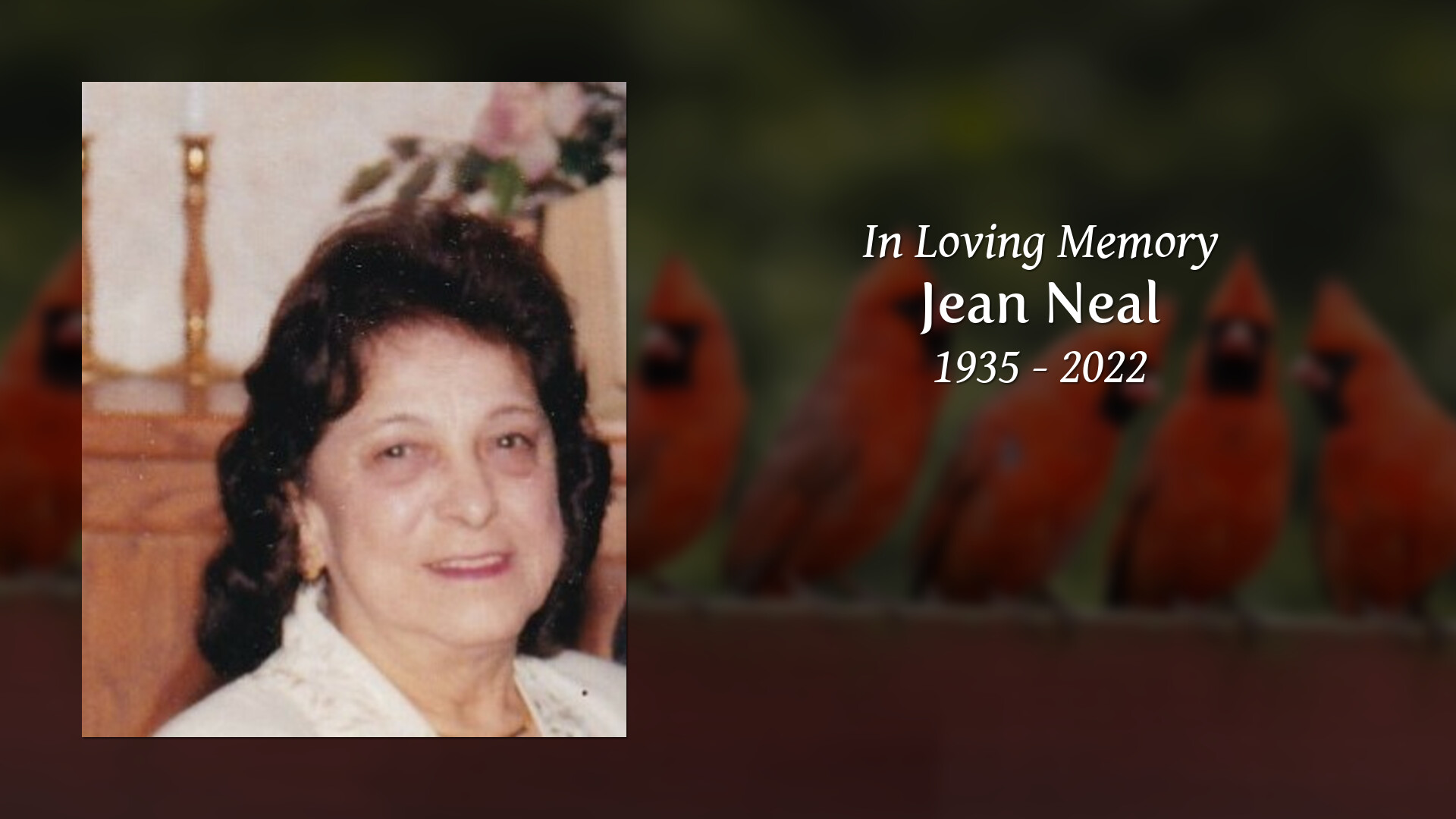 Jean Neal - Tribute Video
