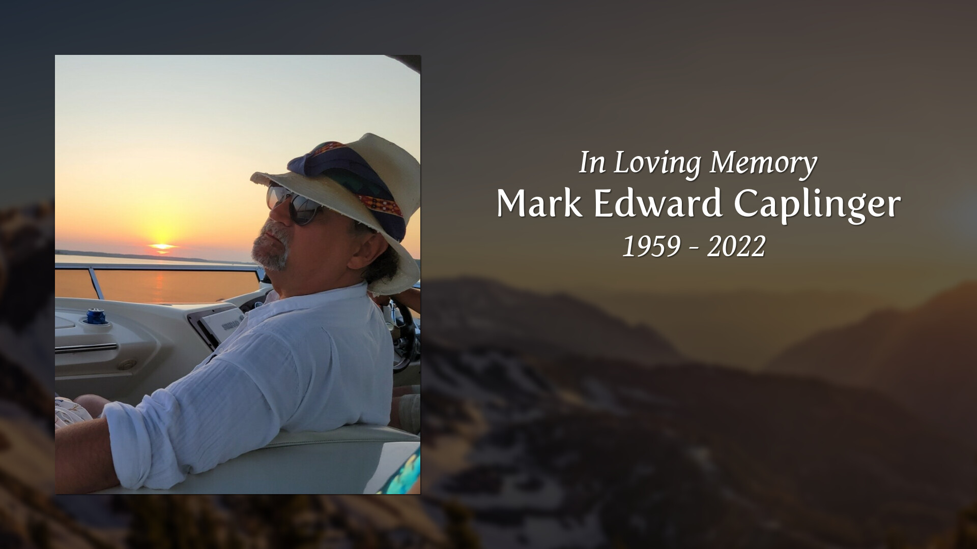 Mark Edward Caplinger - Tribute Video