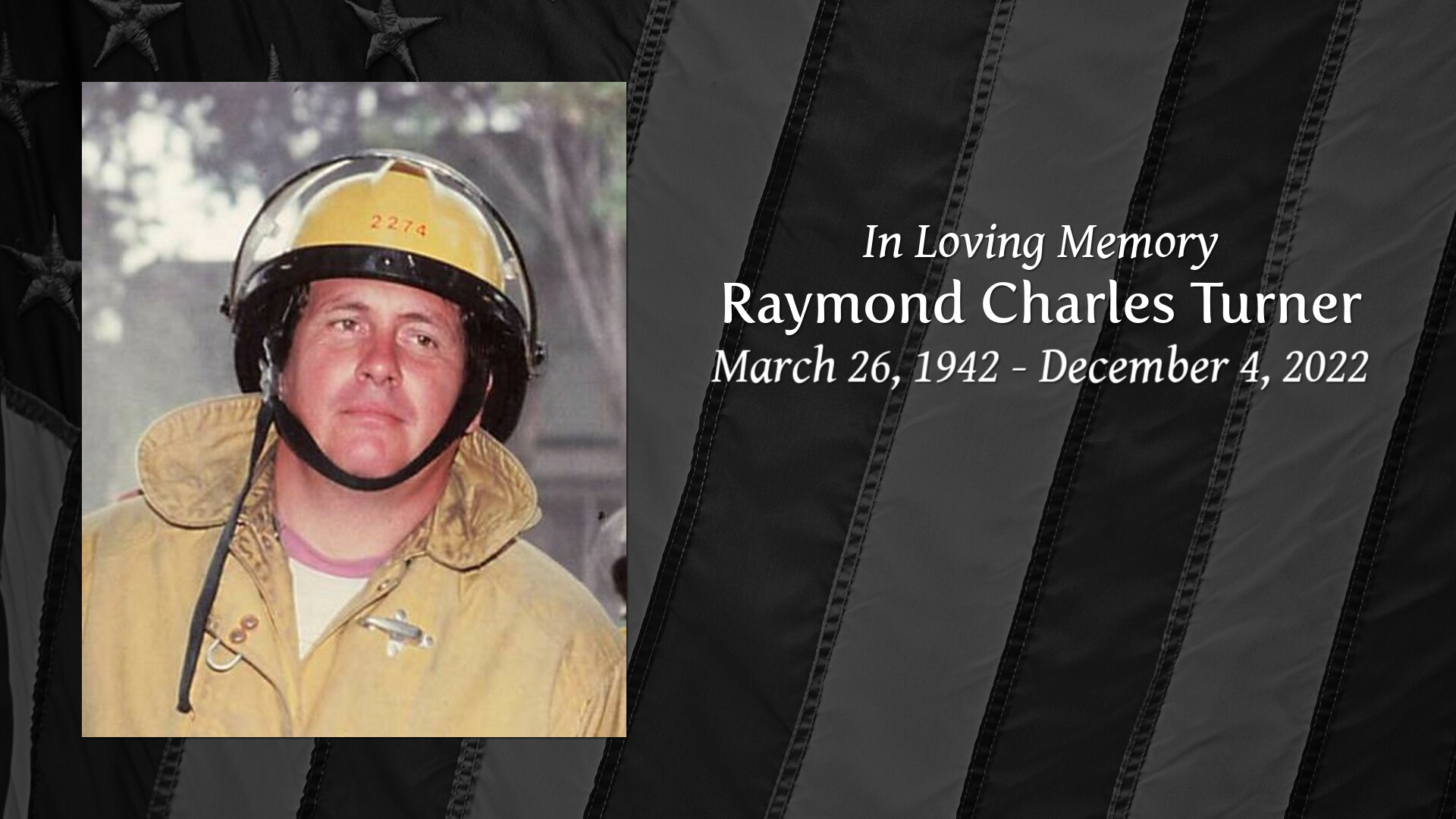 Raymond Charles Turner - Tribute Video