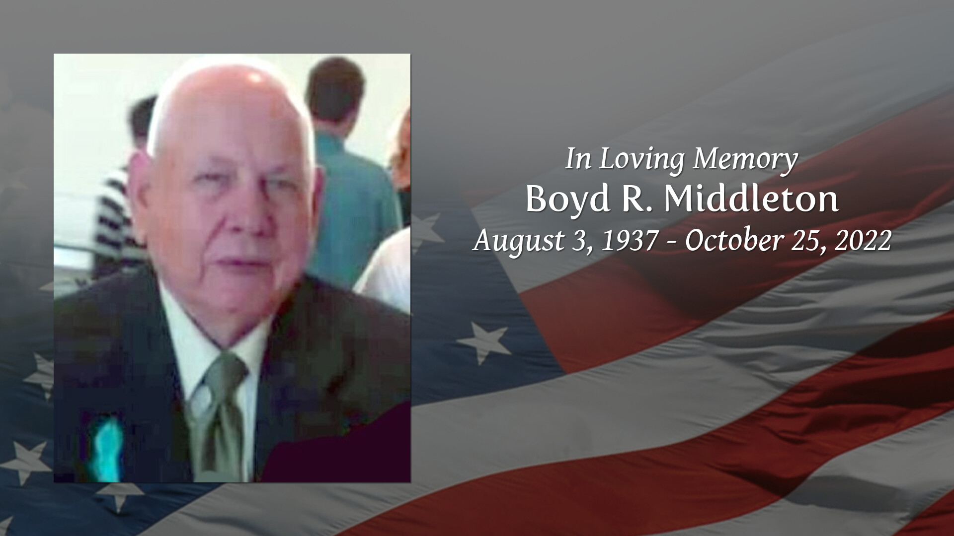 Boyd R. Middleton - Tribute Video