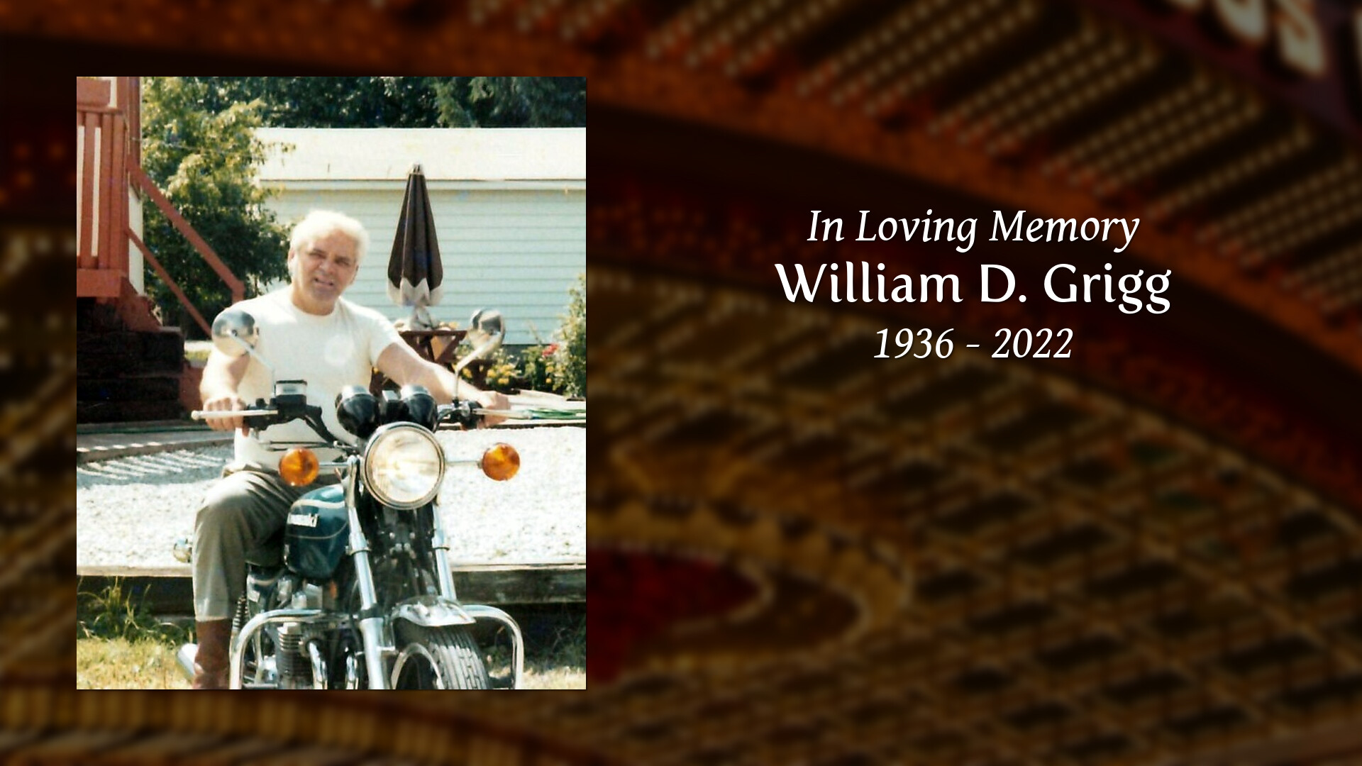 William D. Grigg - Tribute Video