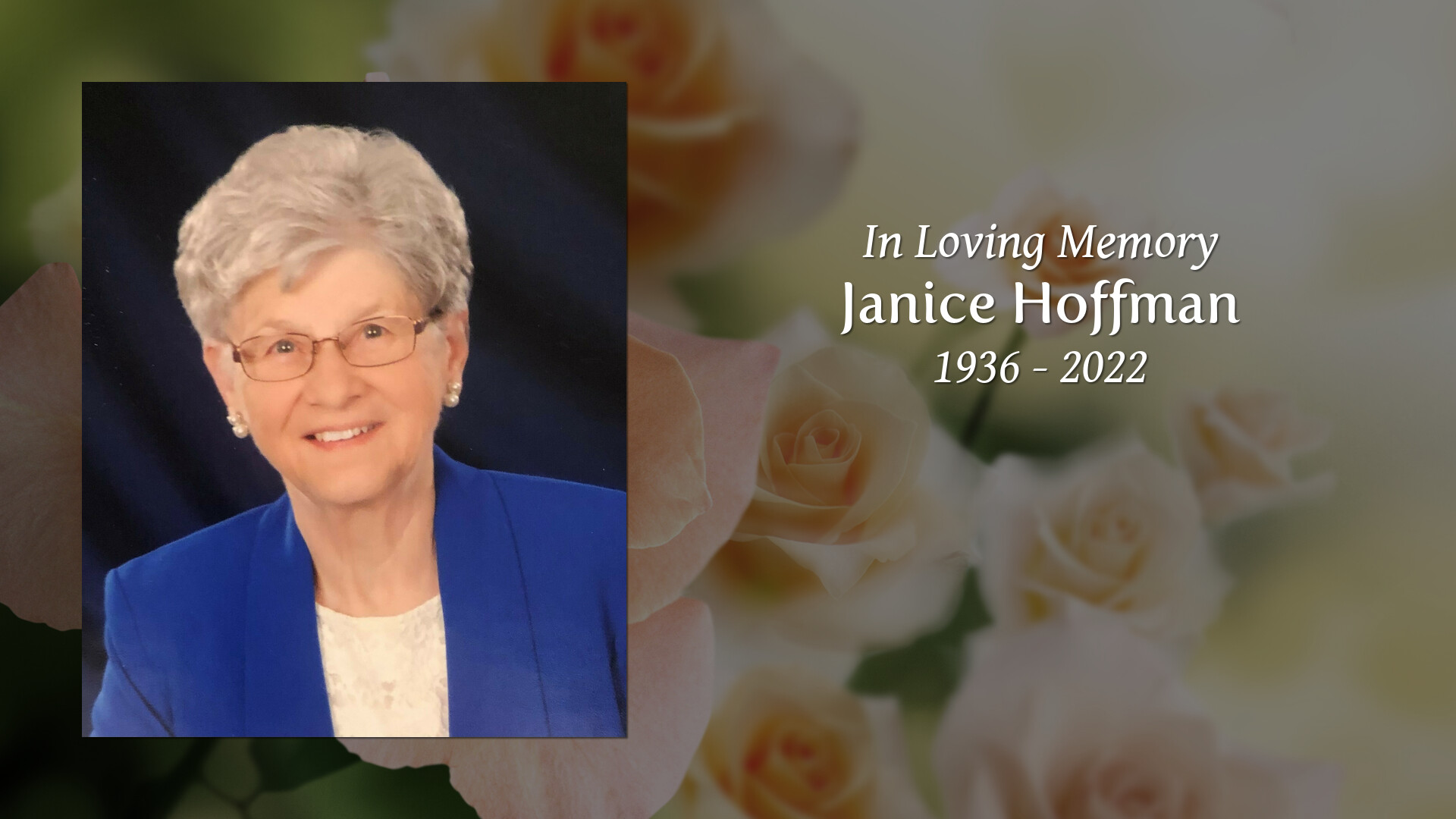 Janice Hoffman - Tribute Video